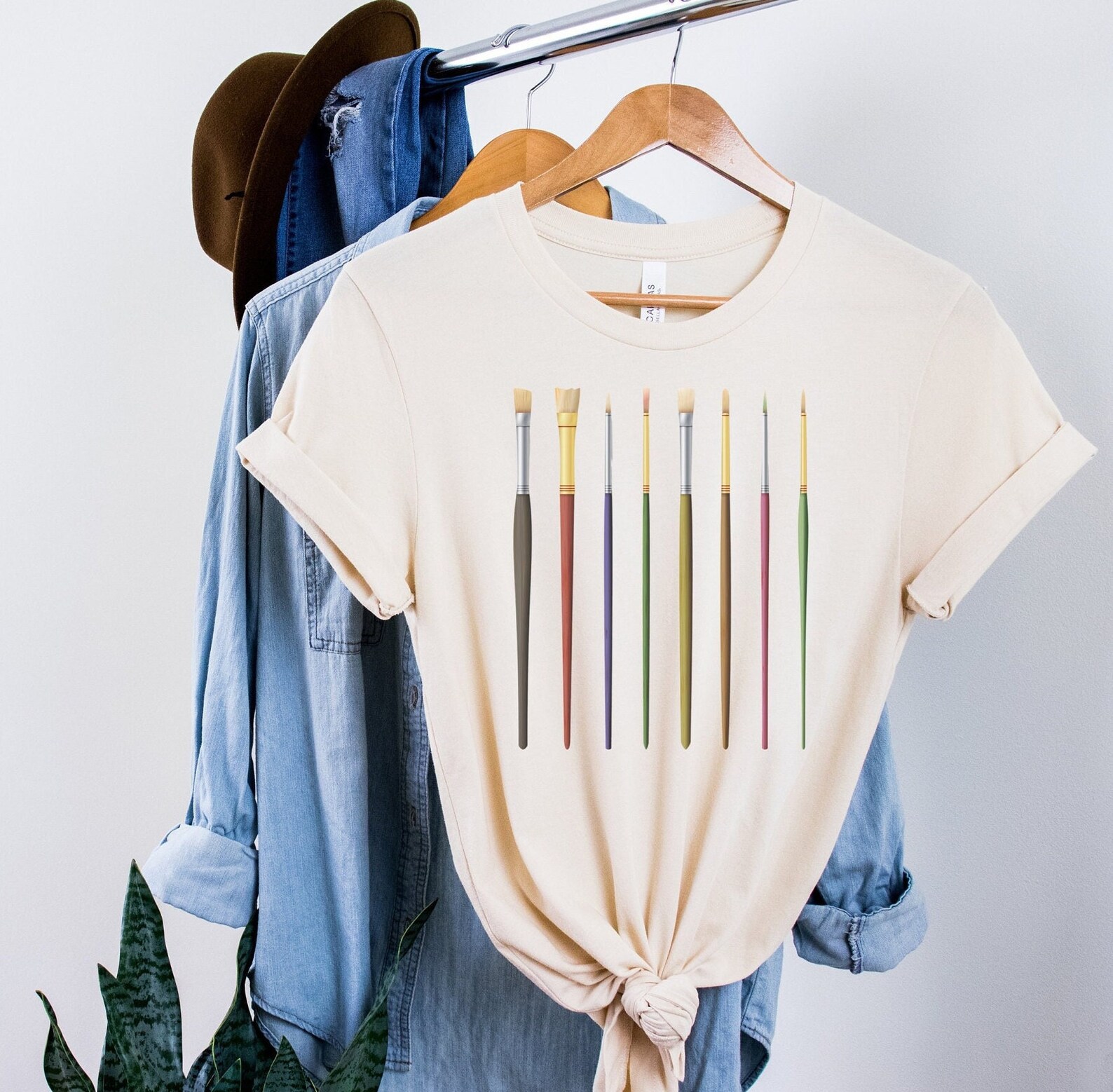 Art Teacher Shirt, Artist Shirt, Paint Brush Shirt, Painting Shirt, Art ...