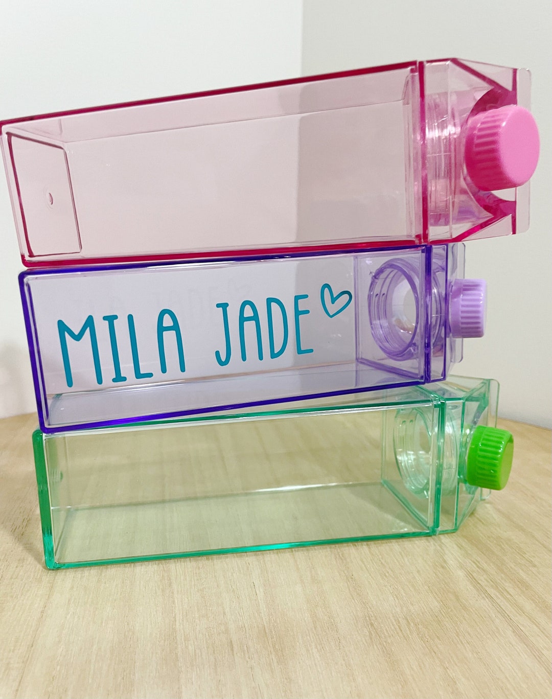 Personalized Milk Carton Water Bottle, Milk Carton With Name, Custom ...