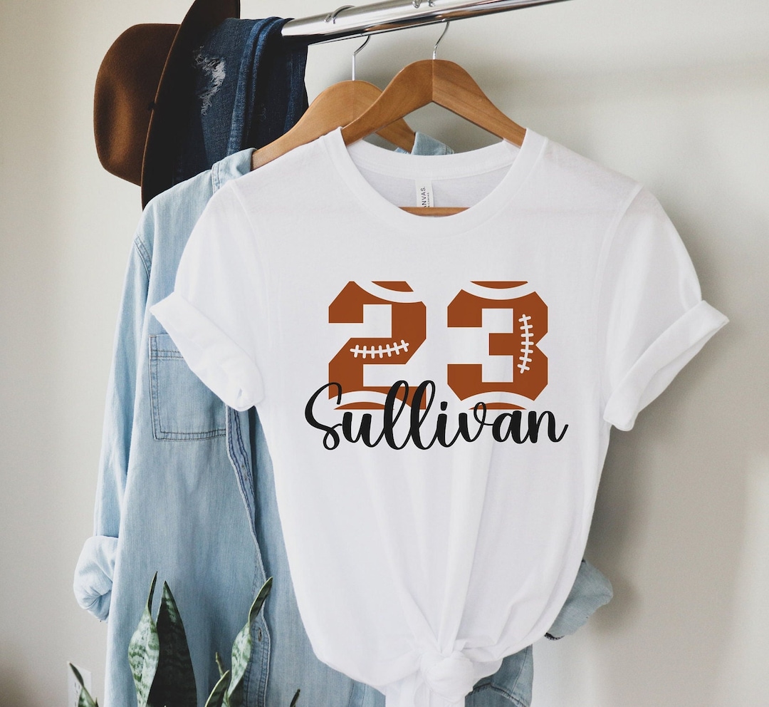 Football Number Shirt, Custom Football Number Shirt, Football Mom Shirt ...