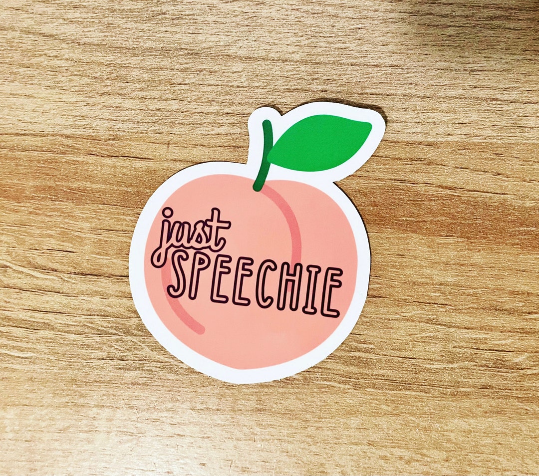 Just Speech Sticker, SLP Gift, Speech Therapy Sticker, Speech Therapy ...