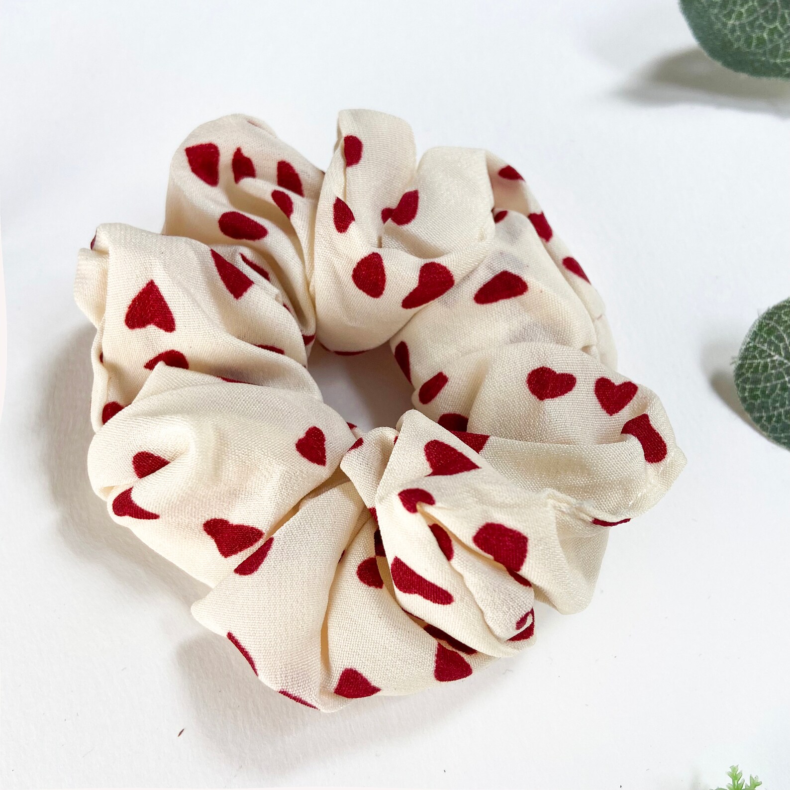 Cute Heart Scrunchies Soft Medium Sleep Scrunchies Summer - Etsy