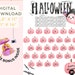 Halloween Countdown Calendar for Kids, Pink Halloween Decor, Cute ...