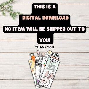 Easter Eggs Coloring Bookmarks, Printable Easter Bunny Coloring Book ...