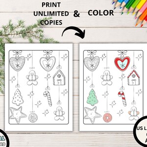 Christmas Coloring Pages, Printable Kids Christmas Activities ...