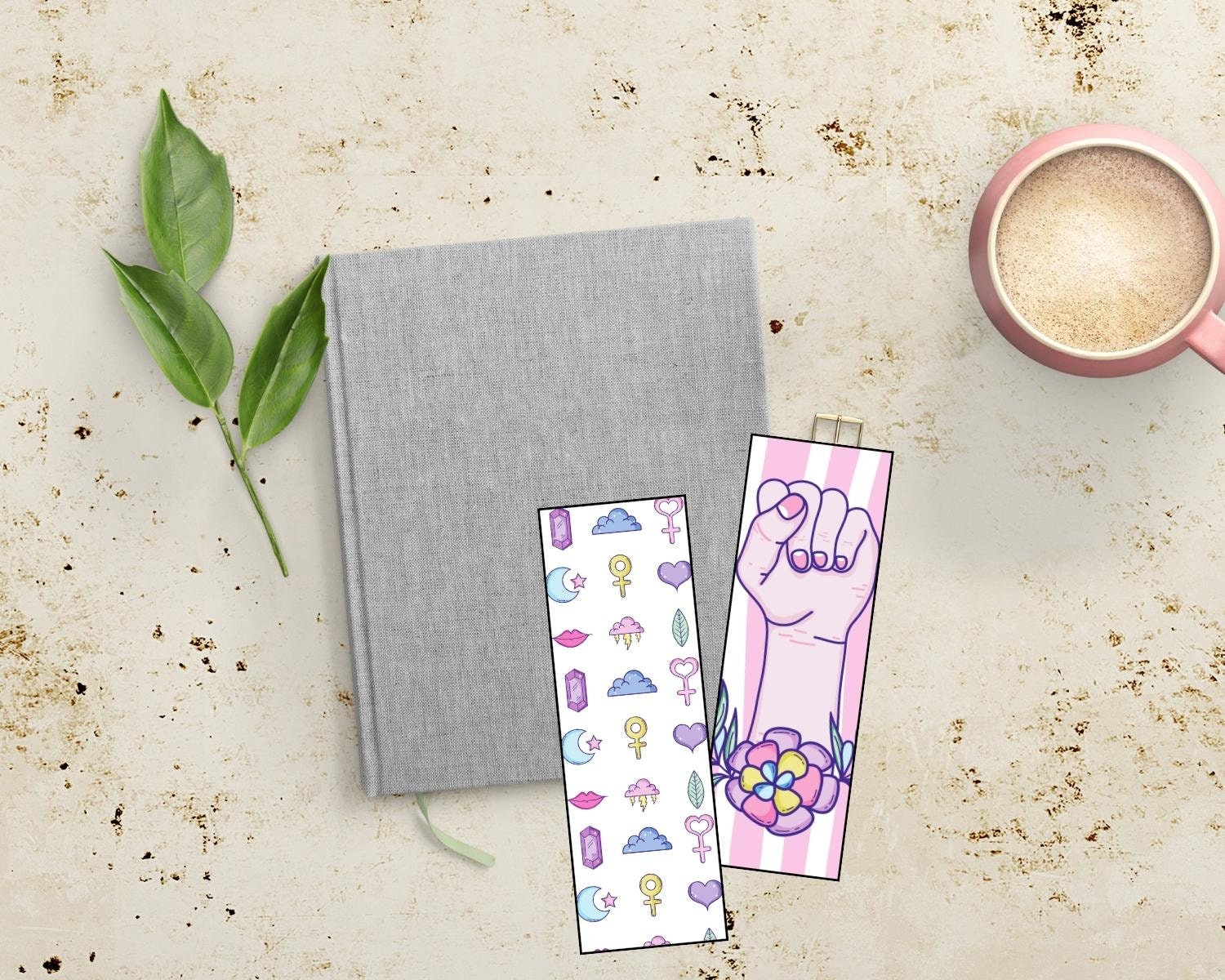 Printable Bookmarks for Women, Digital Book Mark, Printable Book Marks ...
