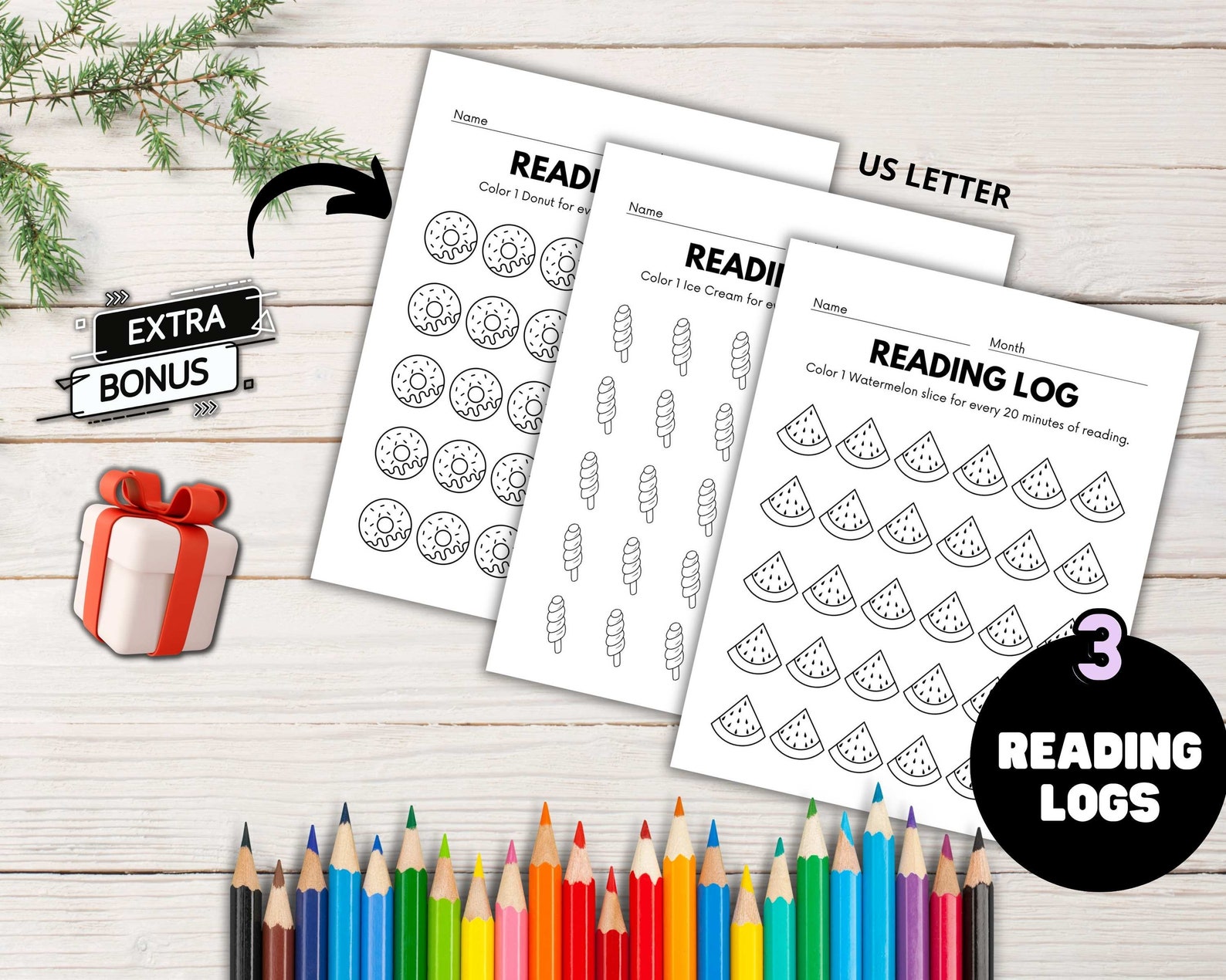 Printable Coloring Bookmarks BUNDLE, Dessert Coloring Book Marks, Kids ...