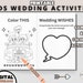 Kids Wedding Activity Book, Printable Wedding Coloring Book Pages ...