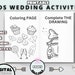 Kids Wedding Coloring Pages, Kid Activity Kit Wedding, Kids Coloring ...