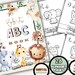 Baby Alphabet Book, Printable Baby Shower Abc Book, Animal Alphabet ...