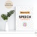 Speech Therapy Decor Boho Speech Room Sign Poster Speech - Etsy