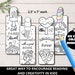 Printable Coloring Bookmarks, Ice Cream Coloring Book Marks, Kids ...