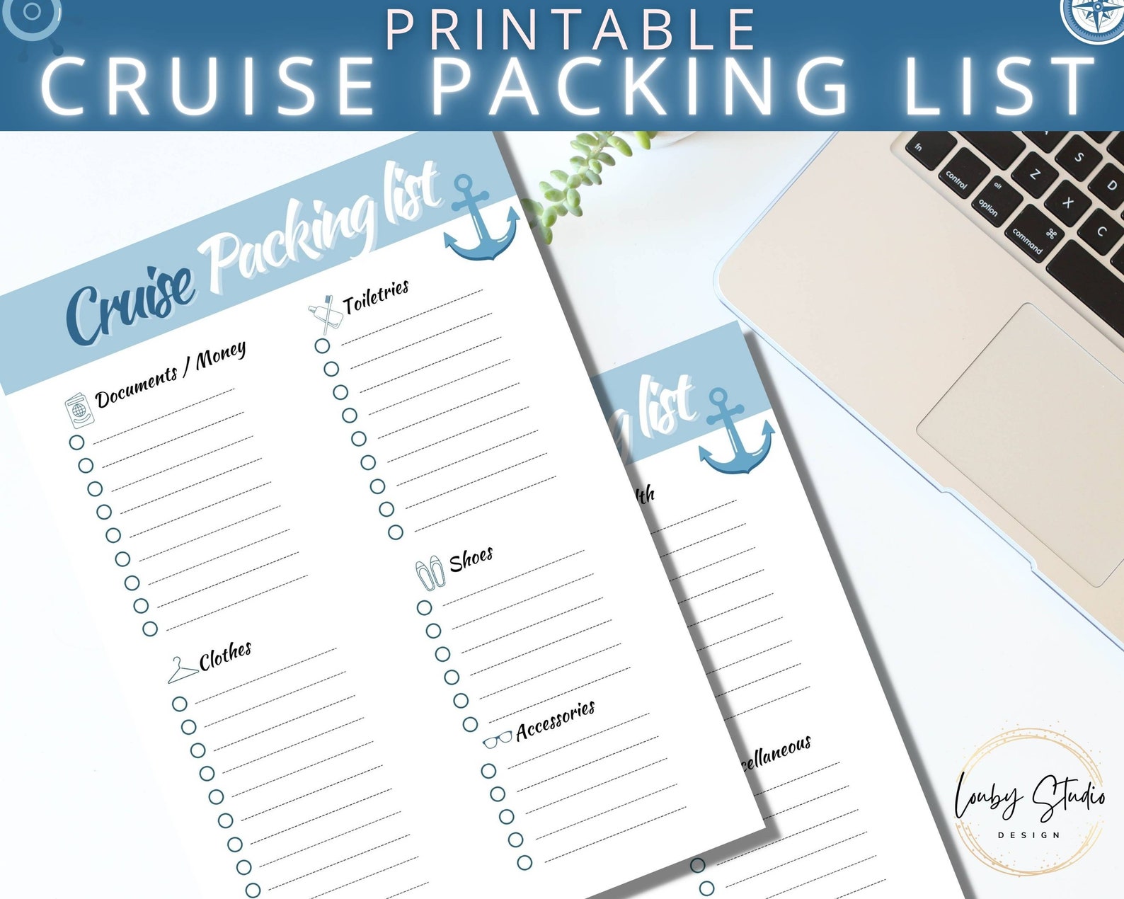 Cruise Packing List, Printable Cruise Checklist, Family Packing List ...