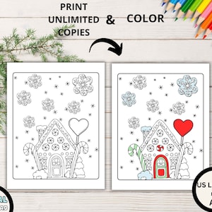 Christmas Coloring Pages, Printable Kids Christmas Activities ...