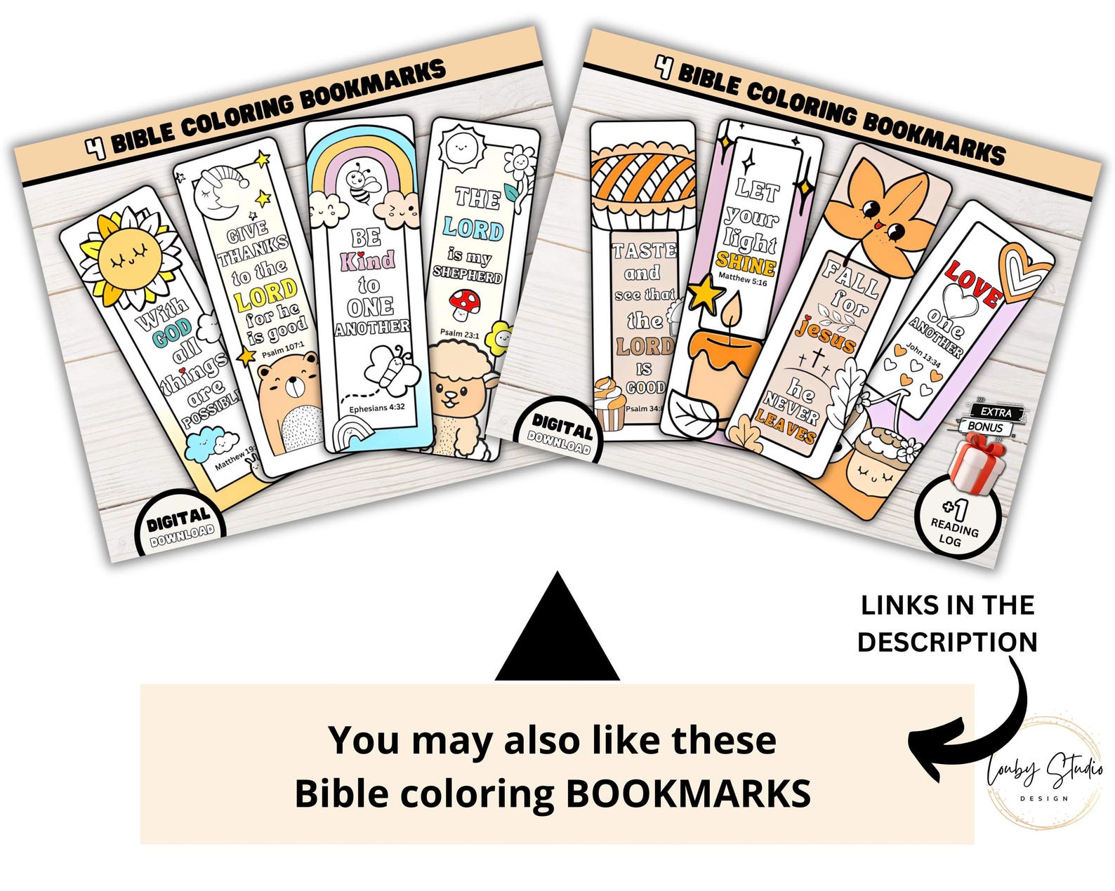 Fall for Jesus Coloring Bookmarks, Fall Bible Coloring Page, Kids ...
