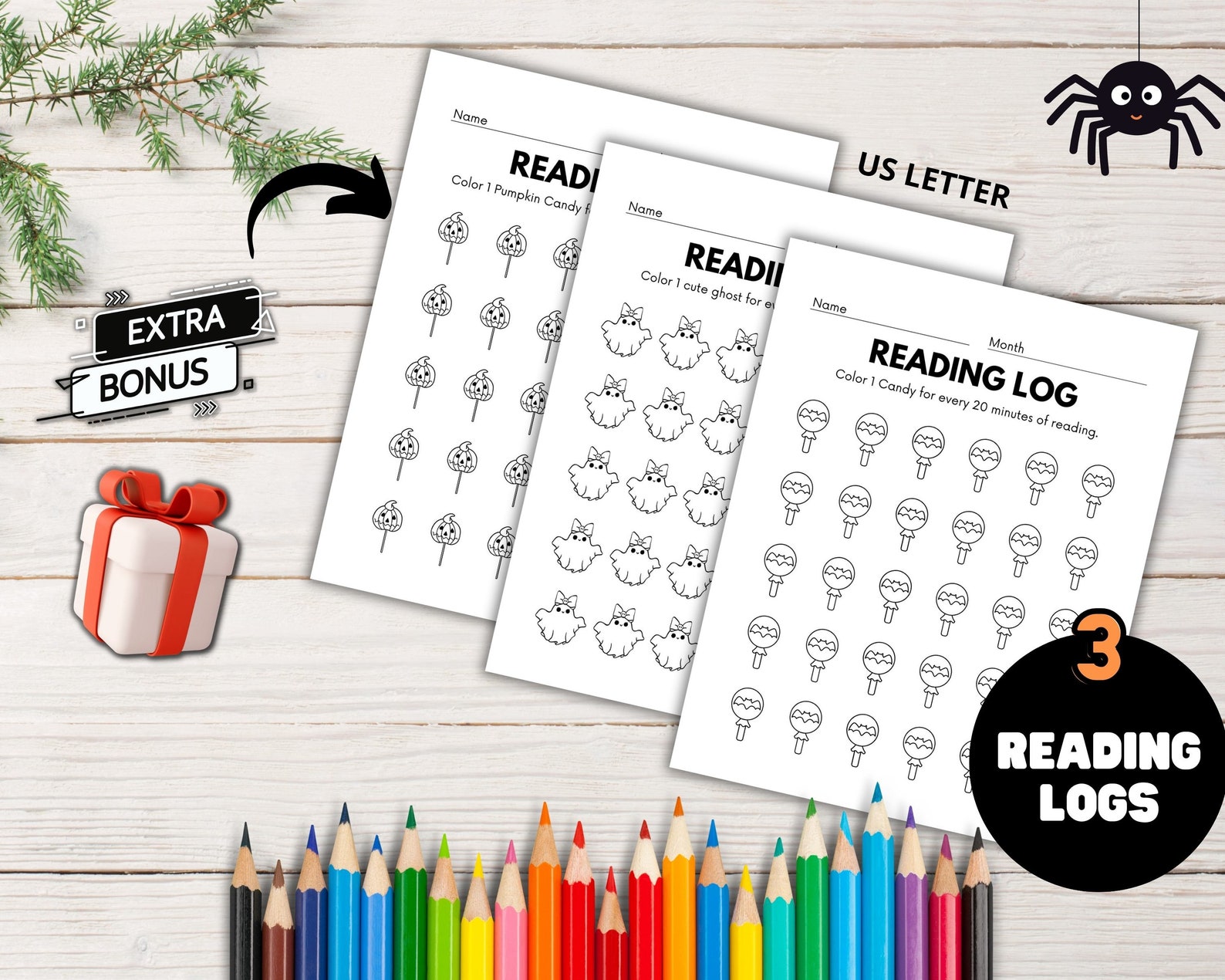Printable Halloween Coloring Bookmarks, Boo Basket Halloween Spooky ...