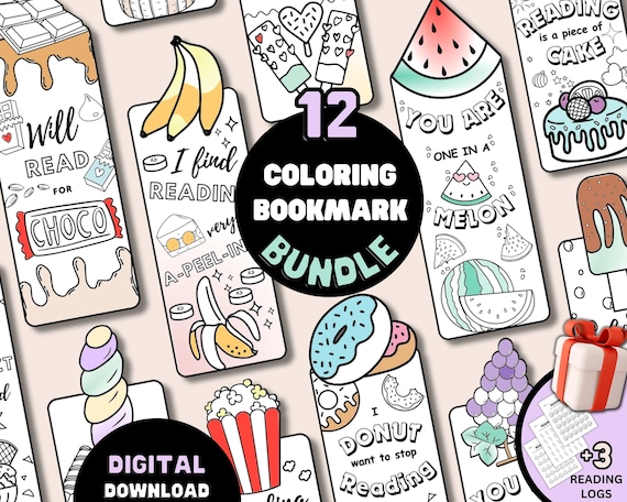 Coloring Dessert Bookmark Printable We Gotta Get The Desserts Out!!!!