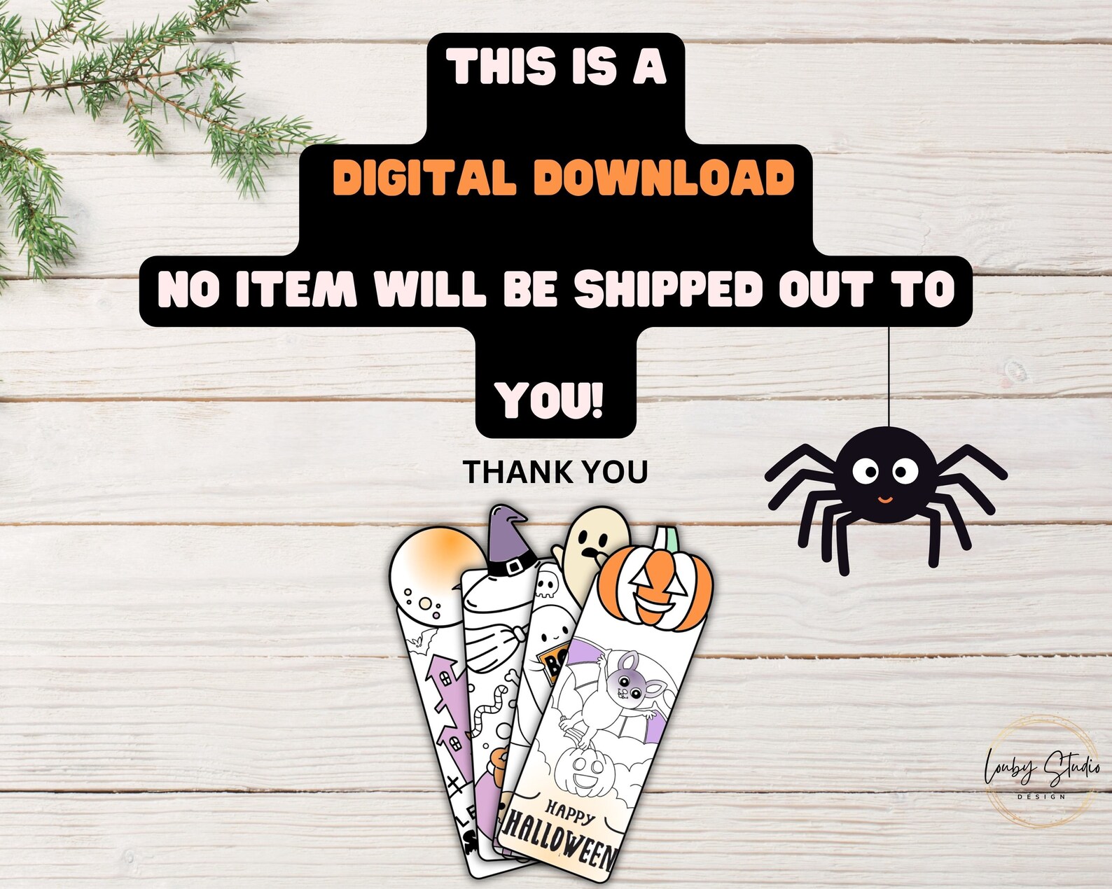 Printable Halloween Coloring Bookmarks, Halloween Coloring Page ...