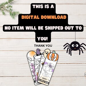 Printable Halloween Coloring Bookmarks, Halloween Coloring Page ...