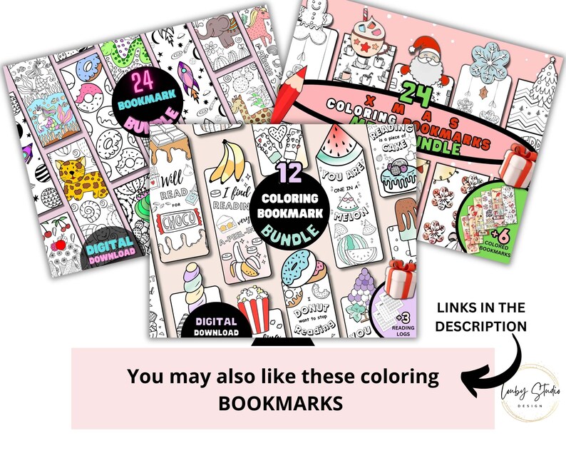 Safari Animals Printable Coloring Bookmarks Coloring Page - Etsy