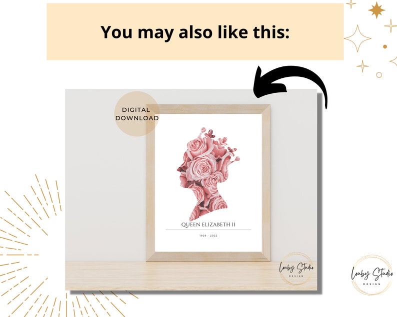 Queen Elizabeth Art Print RIP Queen Elizabeth Poster Rainbow - Etsy