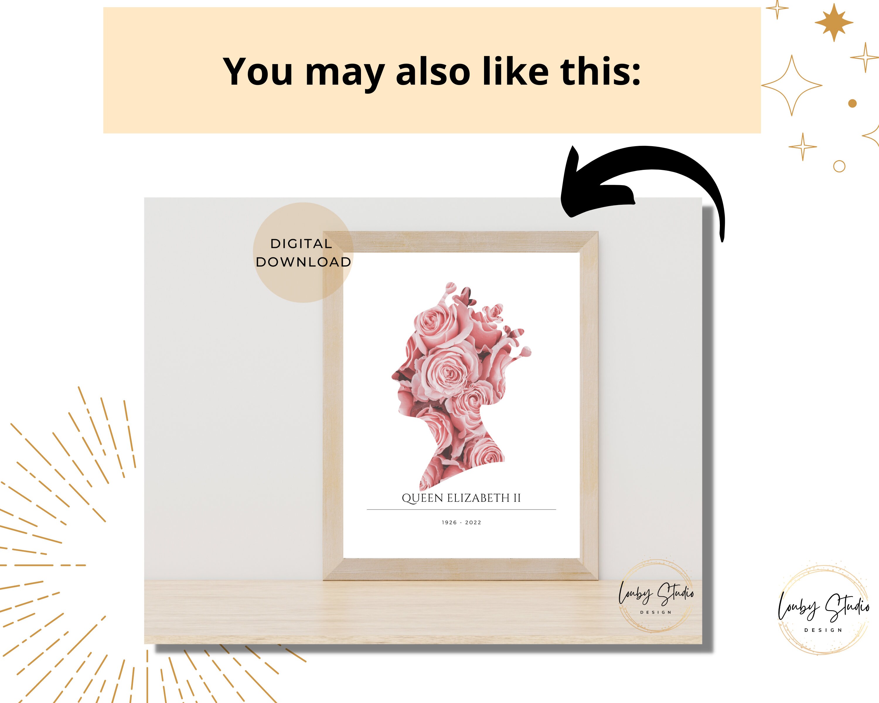 Queen Elizabeth Art Print RIP Queen Elizabeth Poster Rainbow - Etsy