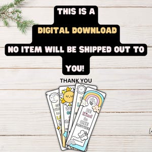 Bible Verse Coloring Bookmarks, Kids Bible Activity Page, Sunday School ...