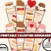 Smores Valentine Bookmarks Cards, Printable Classroom Valentine Cards ...