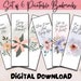 Printable Bookmark for Women, Digital Book Mark, Printable Book Marks ...