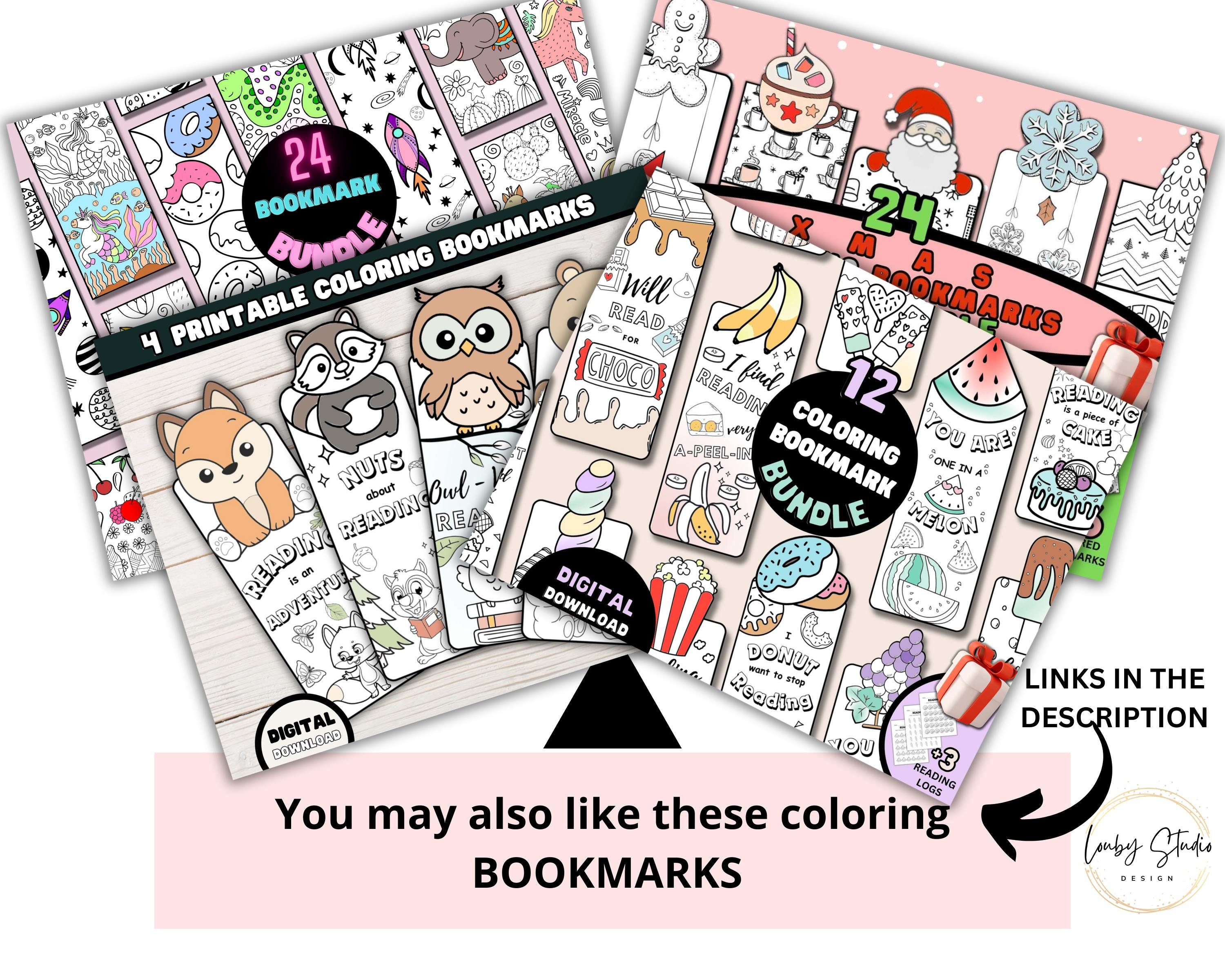 Printable Halloween Coloring Bookmarks, Halloween Coloring Page ...