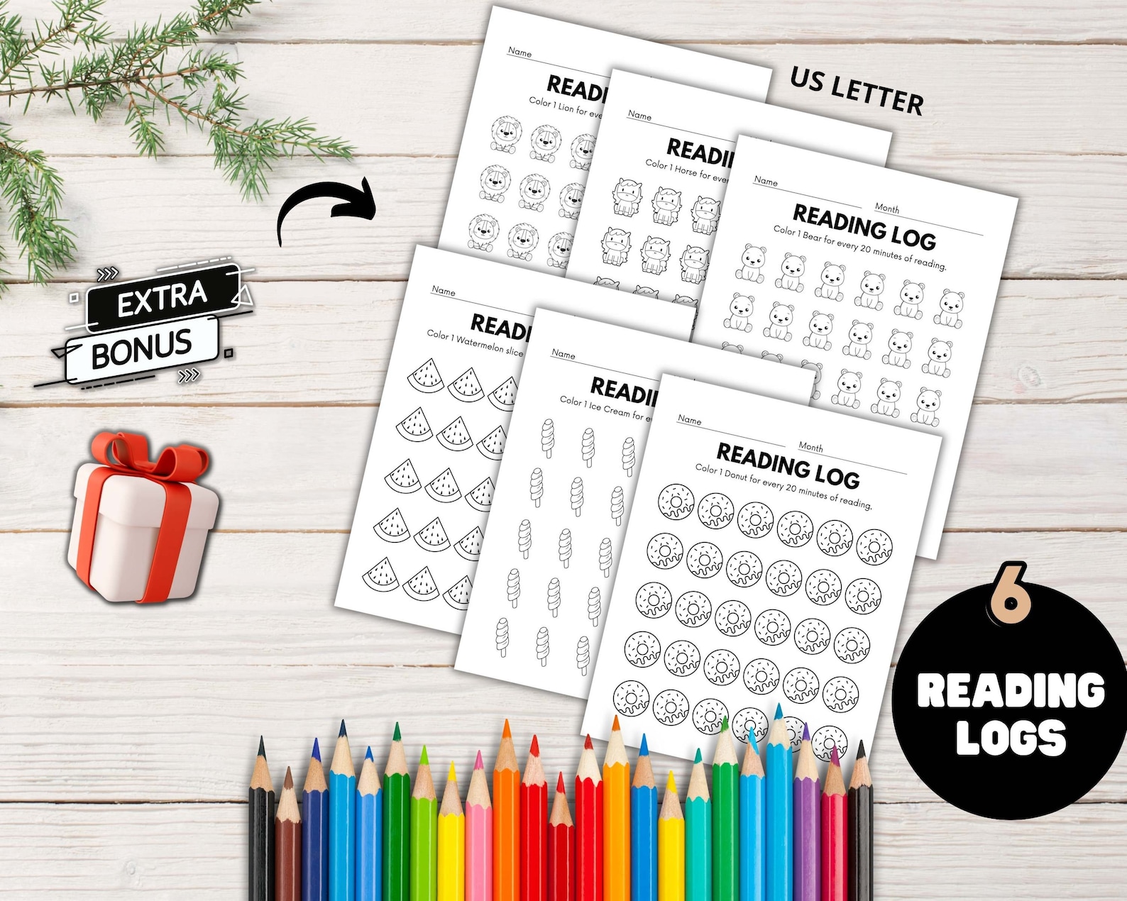 Coloring Bookmarks Printables for Kids BUNDLE, Cute Animals Book Marks ...