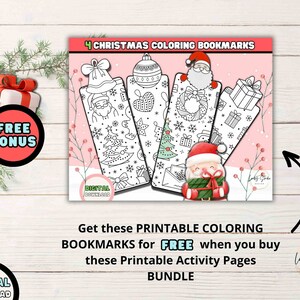 Printable Christmas Activities Kids Activity Book, Classroom Christmas ...
