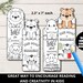 Safari Animals Printable Coloring Bookmarks, Coloring Page Book Marks ...