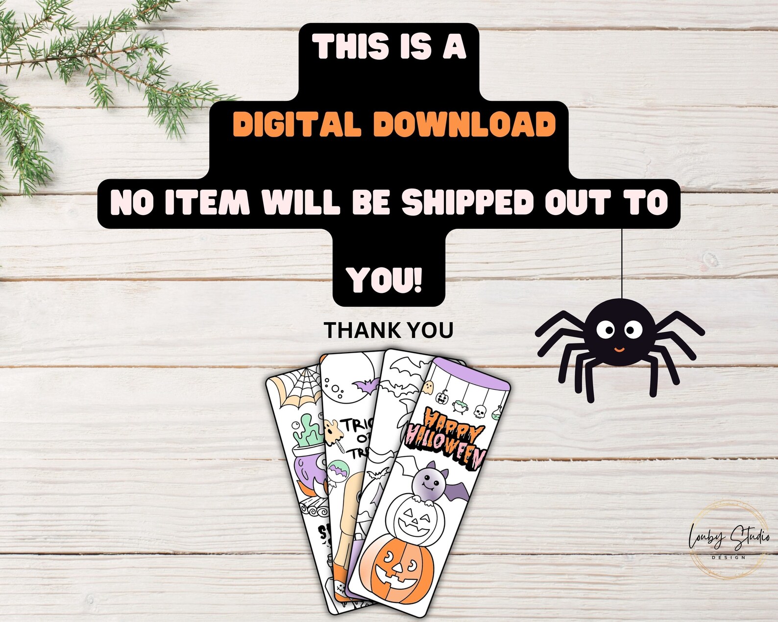 Halloween Coloring Bookmarks, Kids Halloween Coloring Page Classroom ...