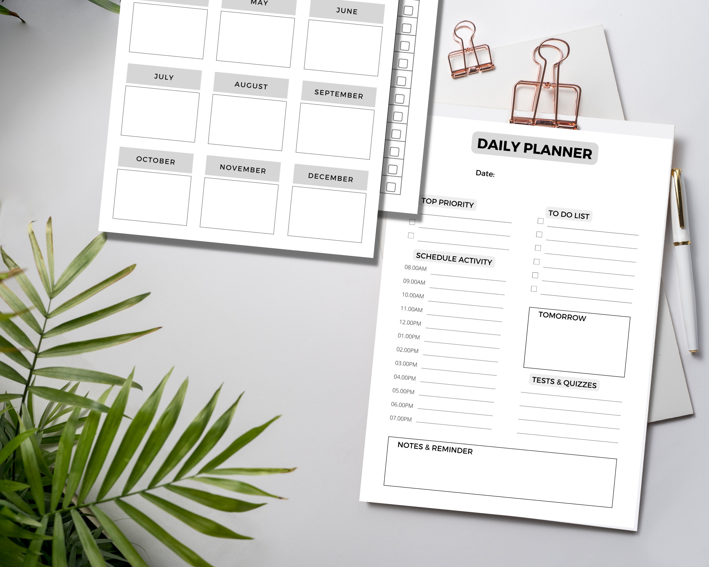 Student Planner Printable, Academic Planner Printable, College Student ...