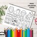 Farm Animals Coloring Bookmarks, Printable Coloring Book Marks, Kids ...