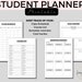 Student Planner Printable, Academic Planner Printable, College Student ...