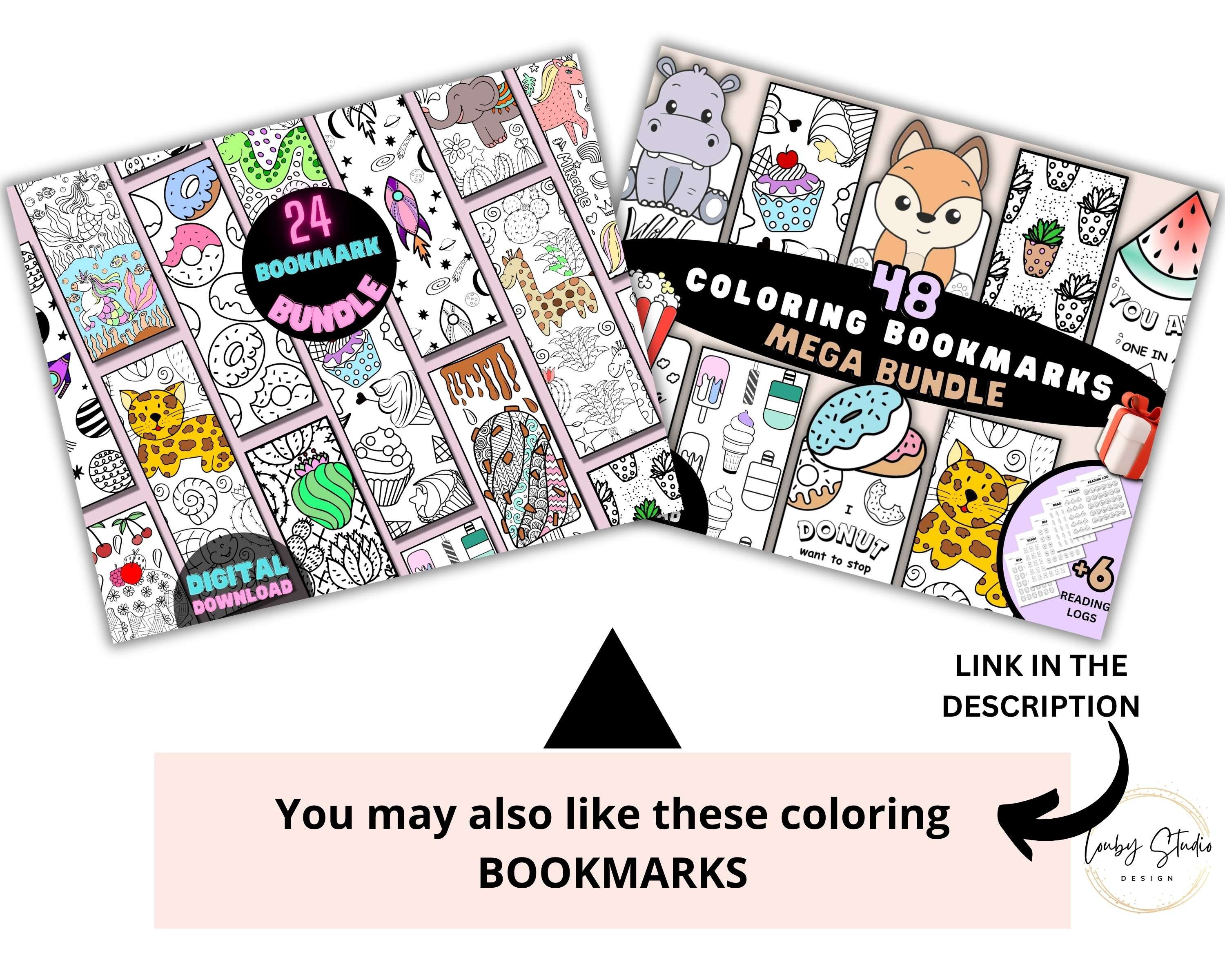 Easter Bunny Coloring Bookmarks, Printable Easter Eggs Coloring Page ...