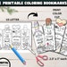 Printable Coloring Bookmarks, Ice Cream Coloring Book Marks, Kids ...