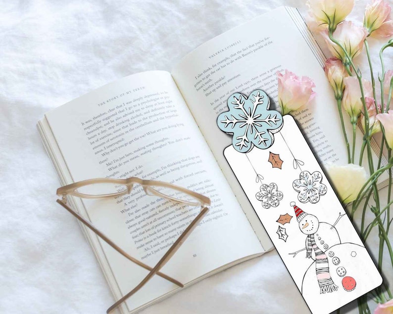 Printable Christmas Coloring Bookmarks, Kids Christmas Activity ...
