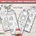 Printable Christmas Coloring Bookmarks, Kids Christmas Activity ...
