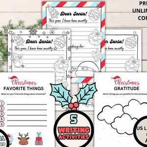 Printable Christmas Activities Kids Activity Book, Classroom Christmas ...