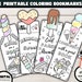 Printable Coloring Bookmarks, Ice Cream Coloring Book Marks, Kids ...