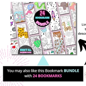Fun Ice Cream Book Mark Coloring Pages, Kids Teens & Adults Color Pages ...