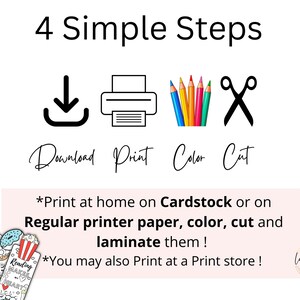 Printable Coloring Bookmarks, Sweet Dessert Coloring Book Marks, Kids ...