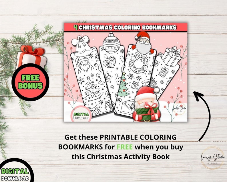 Printable Christmas Activities for Kids, Christmas Activity Book, Xmas ...