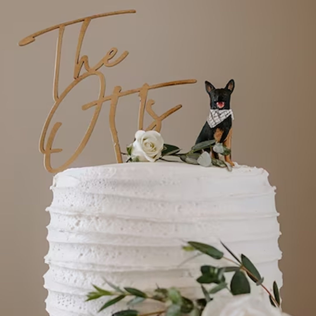 Dog Wedding Cake Toppers, Dog Birthday Cake Toppers, Mini Dog Cake ...