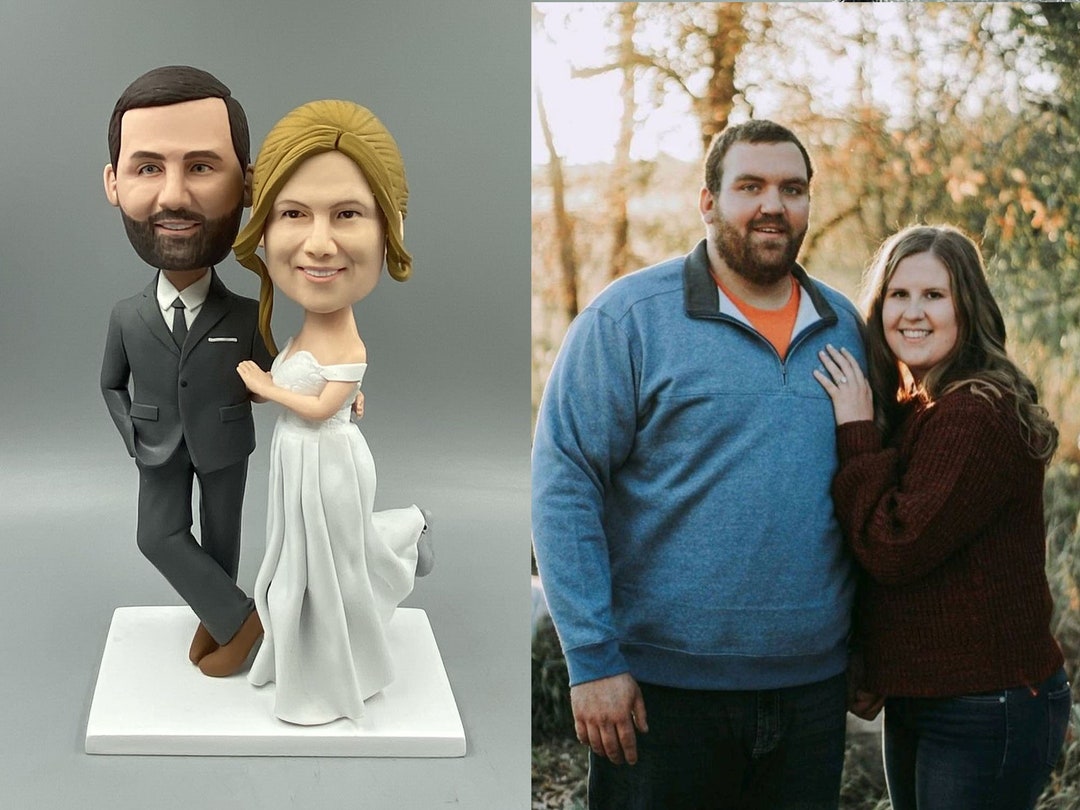 Personalized Wedding Cake Bobbleheads,customwedding Bobbleheads,custom ...