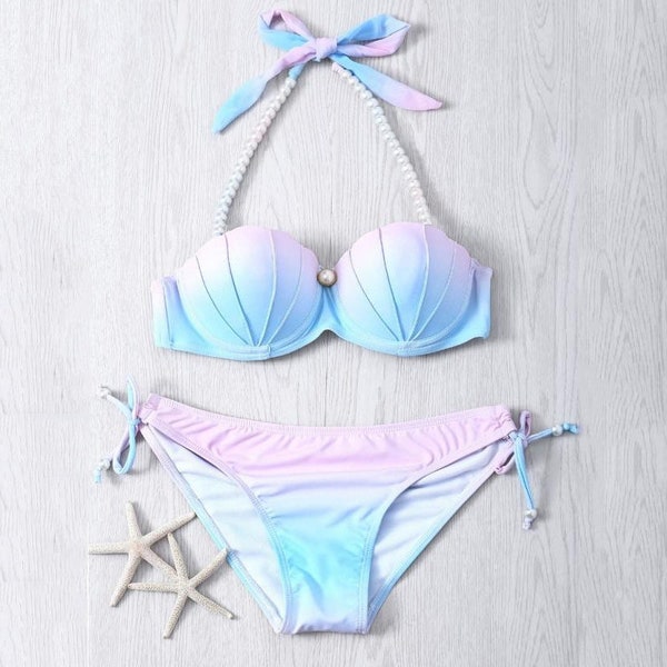 Mermaid Bikini - Etsy
