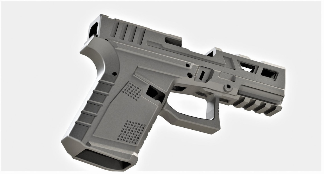 G19 Super Enforced Frame STL 3D Print Files - Etsy
