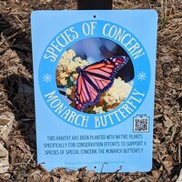 Garden Weatherproof Sign "monarch Waystation" Nature-inspired Yard Lawn ...